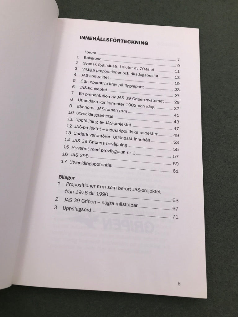 Faktaboken om JAS 39 Gripen – aviation.brussels