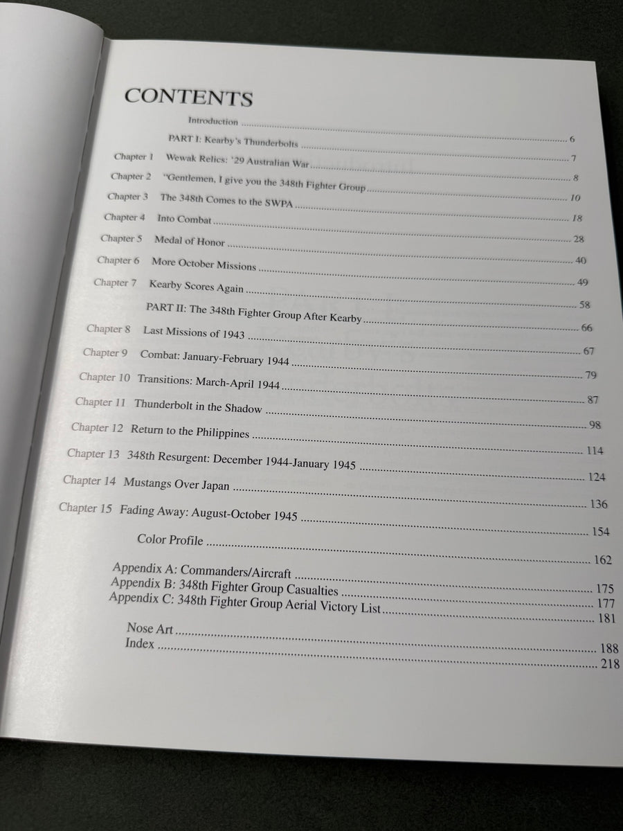 KEARBY'S THUNDERBOLTS The 348th Fighter Group in World War II ...