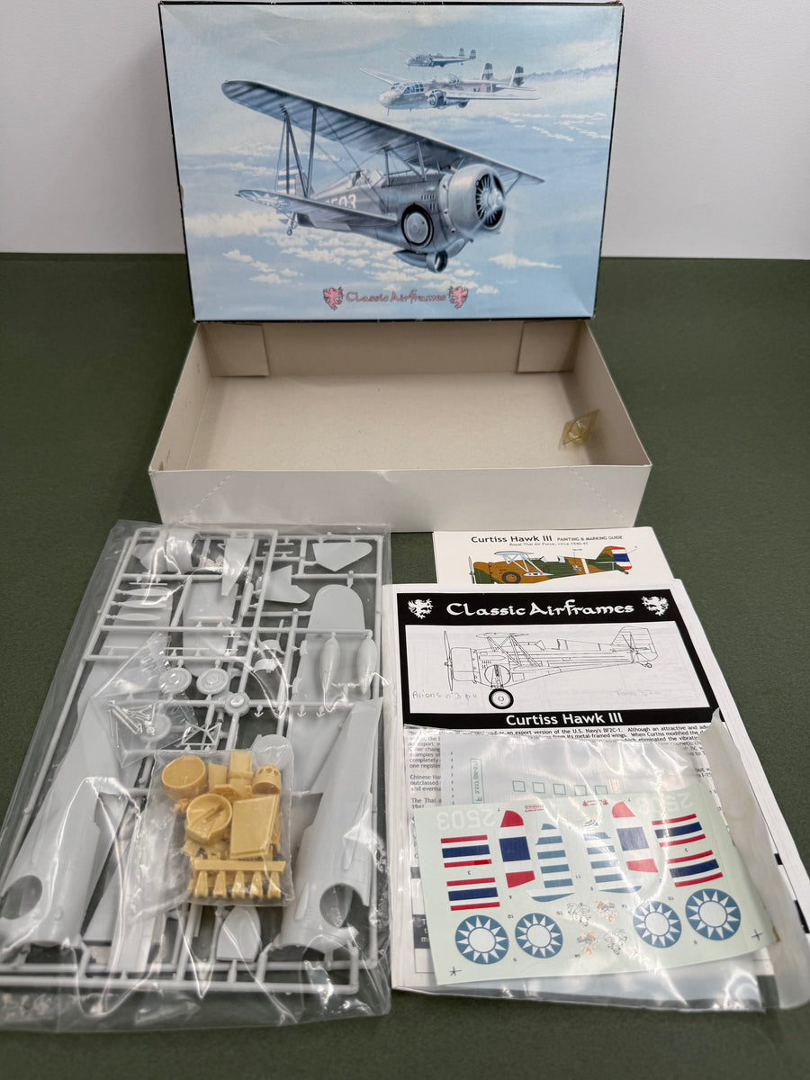 MAQUETTE À MONTER - Curtiss Hawk III Classic Airframes | N° 434 | 1:48 ...