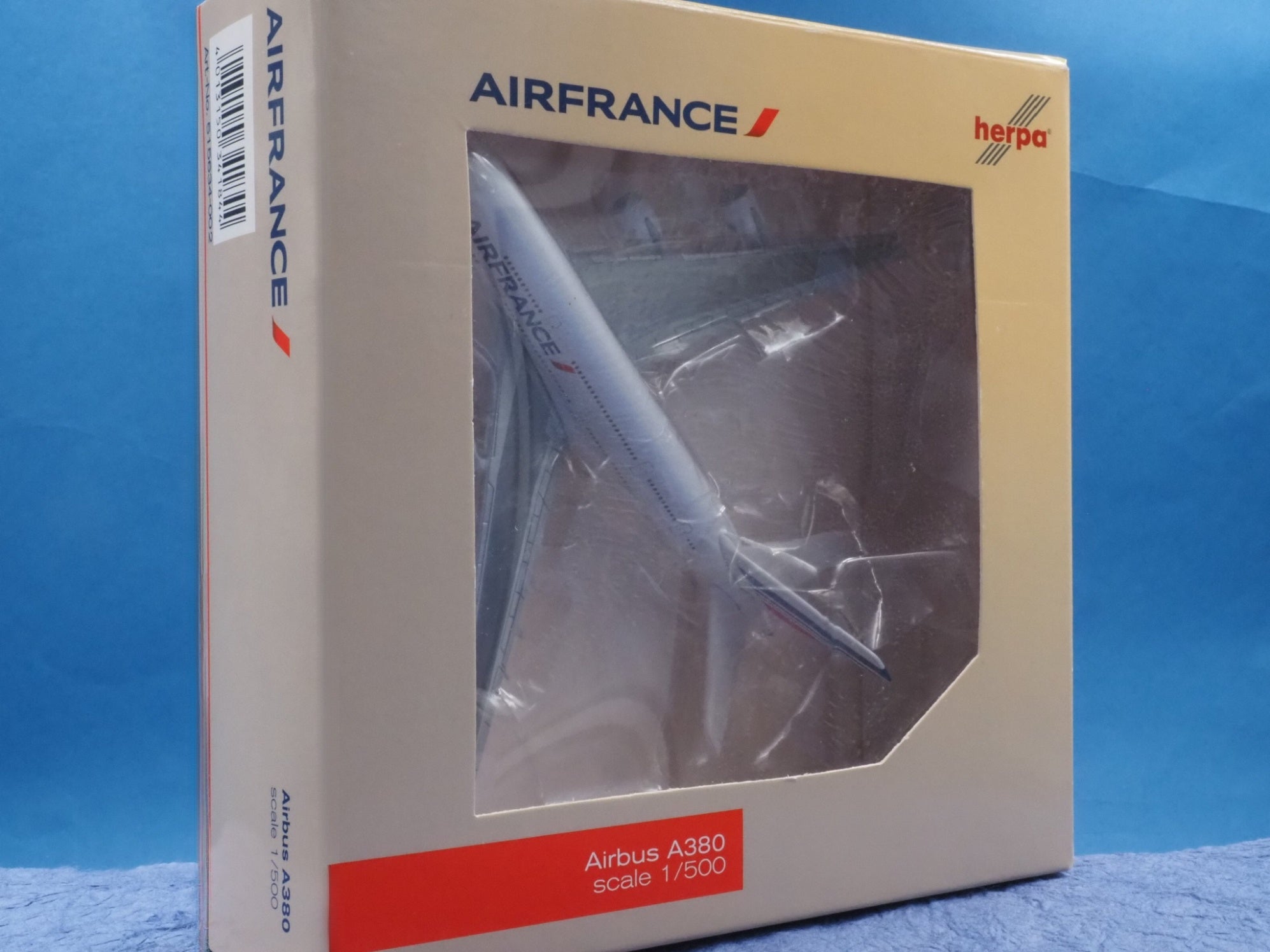 DIE-CAST MODEL — 🇫🇷 Air France — Airbus A380 — Herpa — 1:500 — WITH OR ...