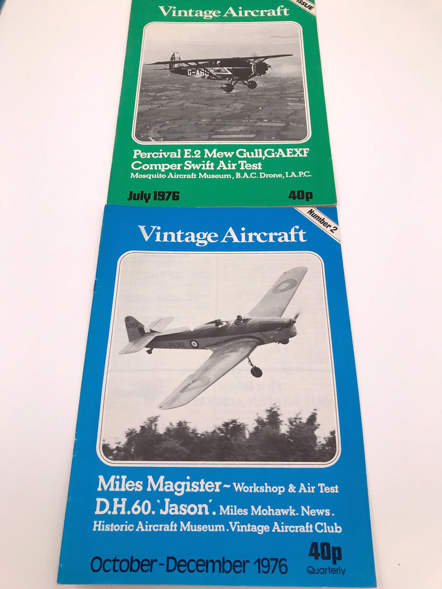 Vintage Aircraft Magazine (from 1st ISSUE July 1976 until Number 35 De ...
