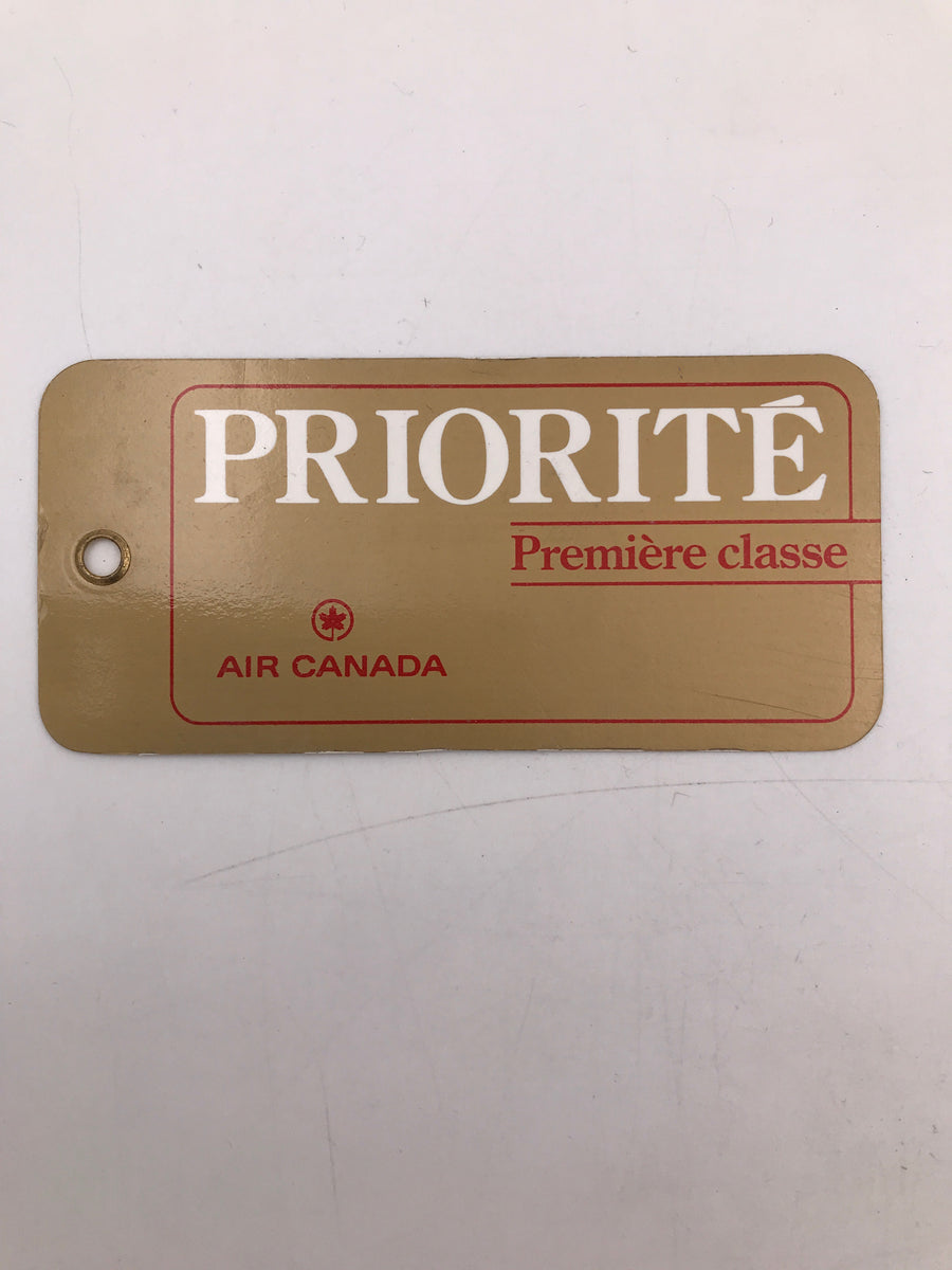Air Canada : First Class' luggage tag – aviation.brussels