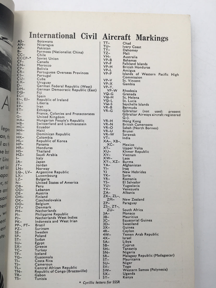 CIVIL AIRCRAFT MARKINGS – aviation.brussels