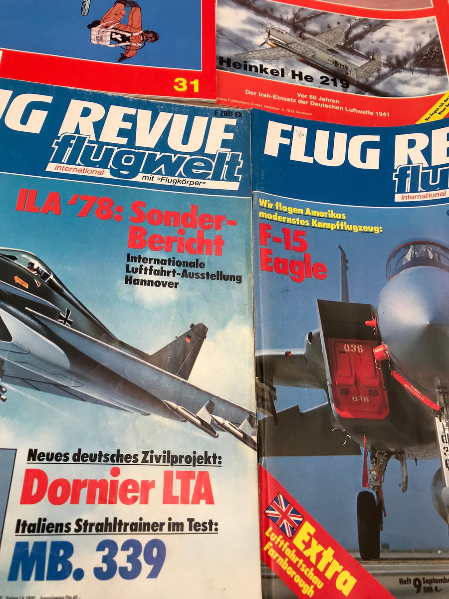 Los von FLUGZEUG Profile + FLUG REVUE flugwelt, siehe Fotos *** TOP OF ...