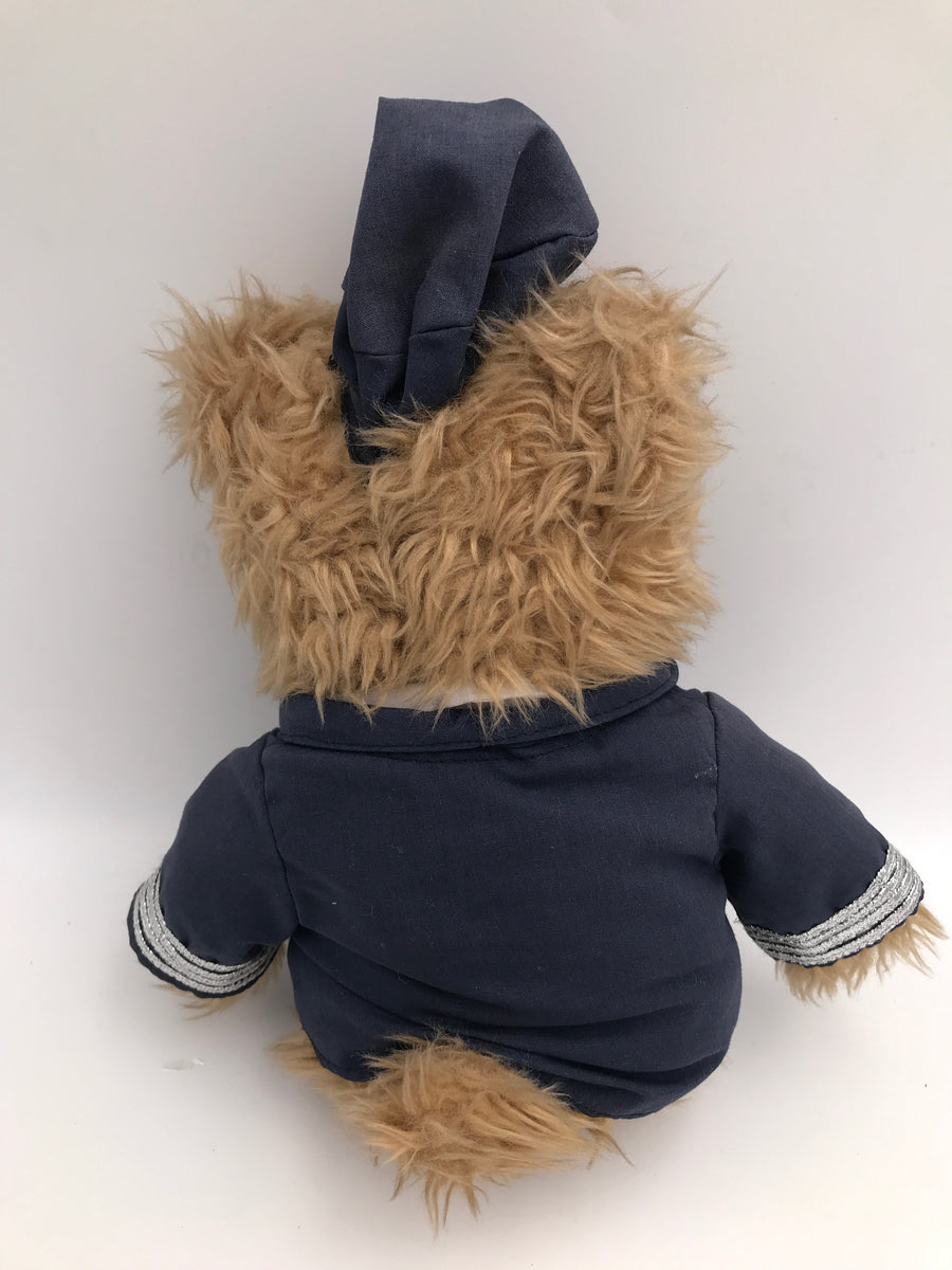 Vintage airline pilot Teddy Bear hand puppet – aviation.brussels