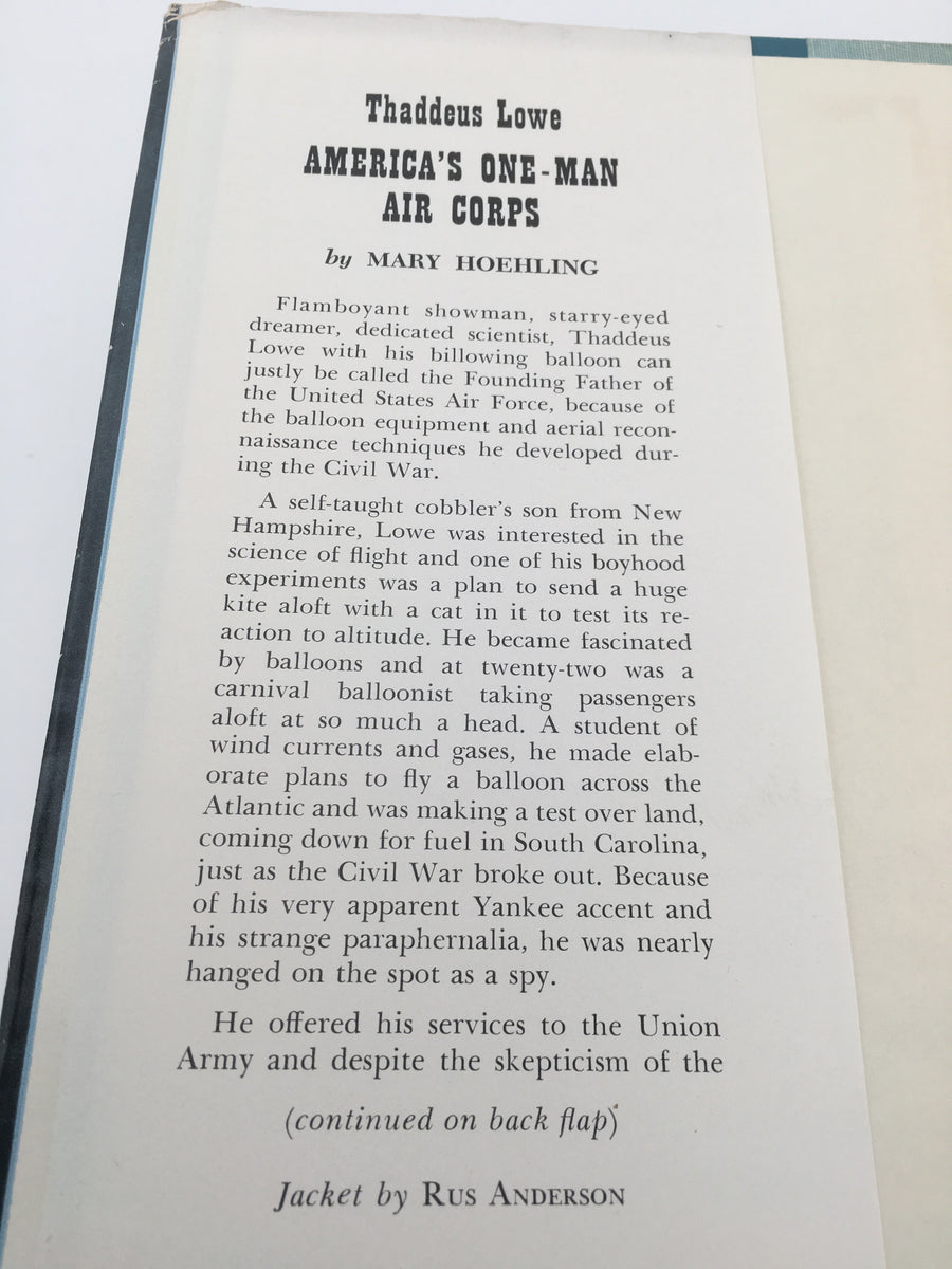 THADDEUS LOWE : AMERICA'S ONE - MAN AIR CORPS – aviation.brussels